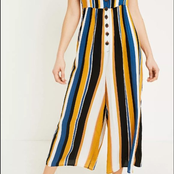 Urban Outfitters | Pants & Jumpsuits | Uo Tootsie Vertical Stripe ...